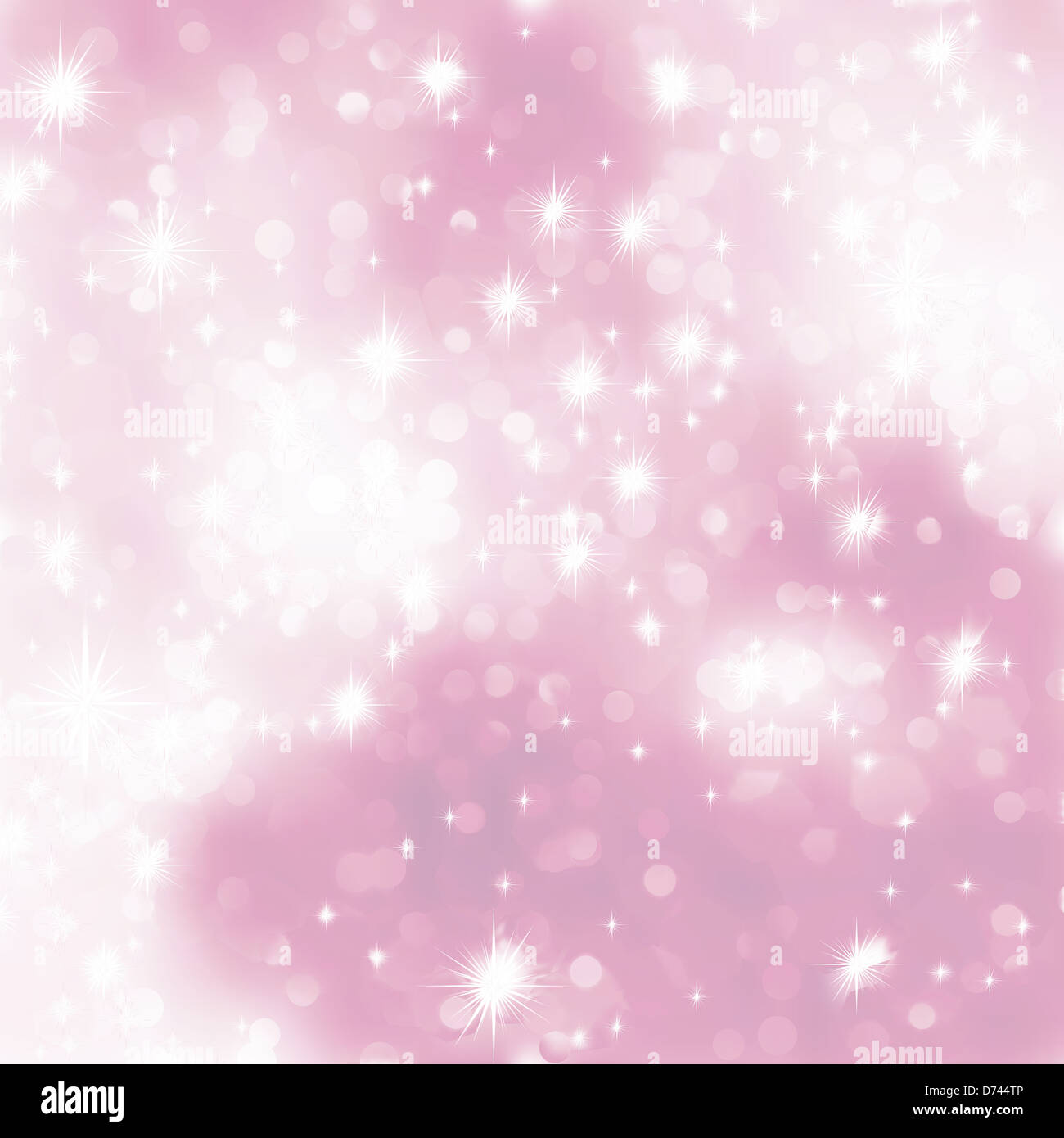 Pink abstract romantic background with stars Stock Photo - Alamy