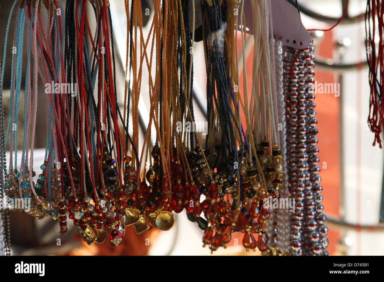 Beaded neck chains hi-res stock photography and images - Alamy