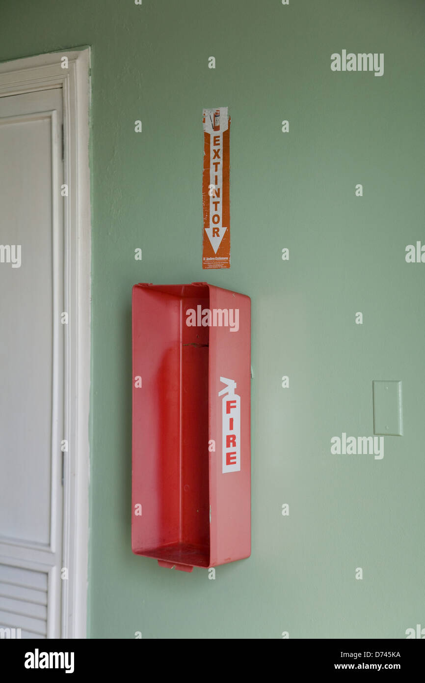 Missing fire extinguishers hi-res stock photography and images - Alamy