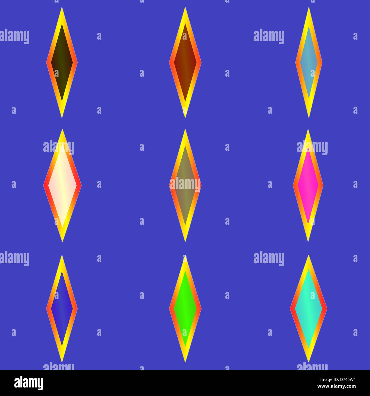 this pattern and sample diamond for design Stock Photo - Alamy