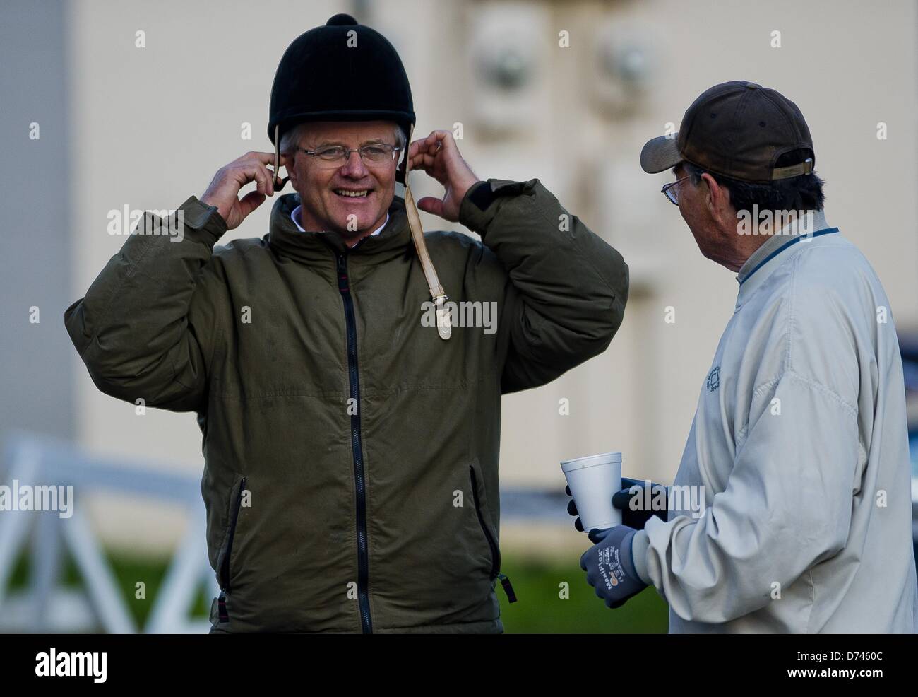 Louisville, Kentucky, U.S. April 28, 2013. Bill Mott, trainer of Close ...