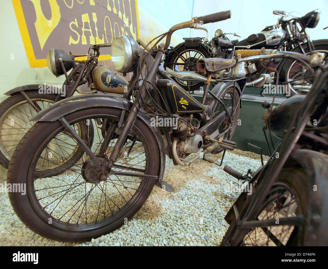 The Old Gillet Herstal motorcycle is a vintage European motorcycle ...