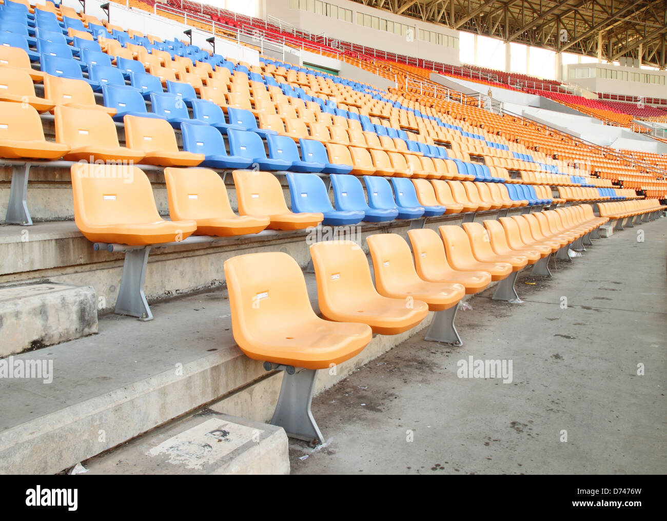 empty seats at the sports stadium Stock Photo - Alamy