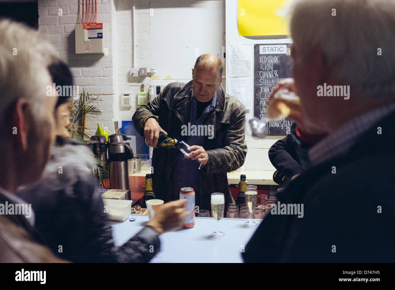Static Gallery, Liverpool, UK. 28th April, 2013. Bill Drummond turns 60 ...