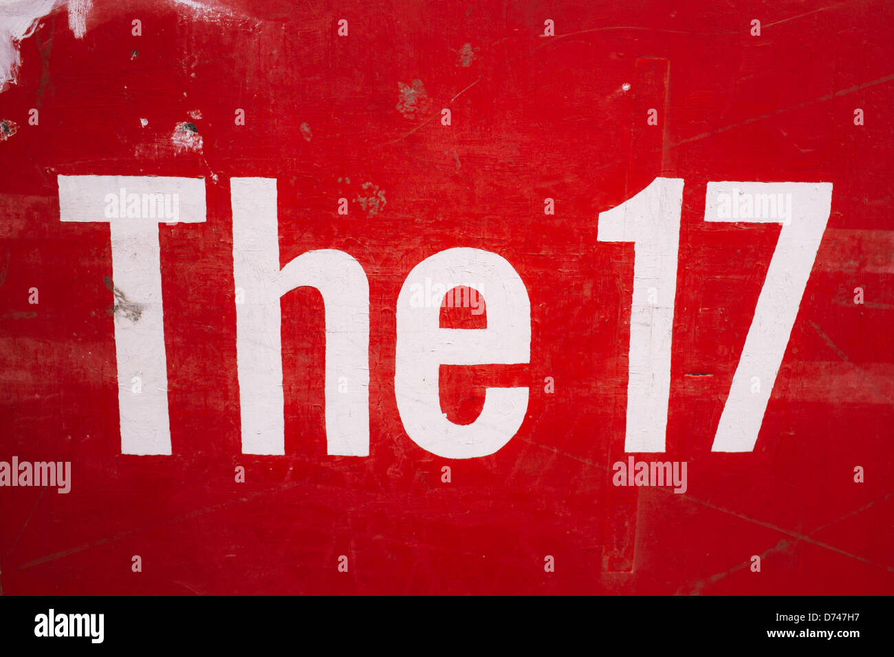 Mathew Street, Liverpool, UK. 28th April, 2013. Bill Drummond's sign ...
