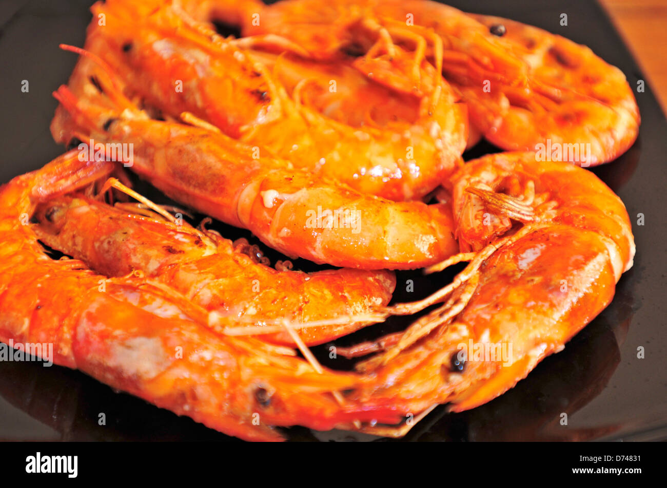 -Prawns- Sea Food Stock Photo - Alamy