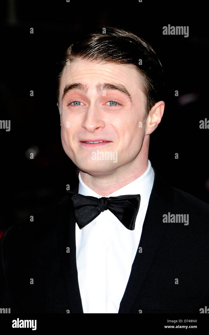 London, UK. 28th April 2013. Daniel Radcliffe attends Olivier Awards ...
