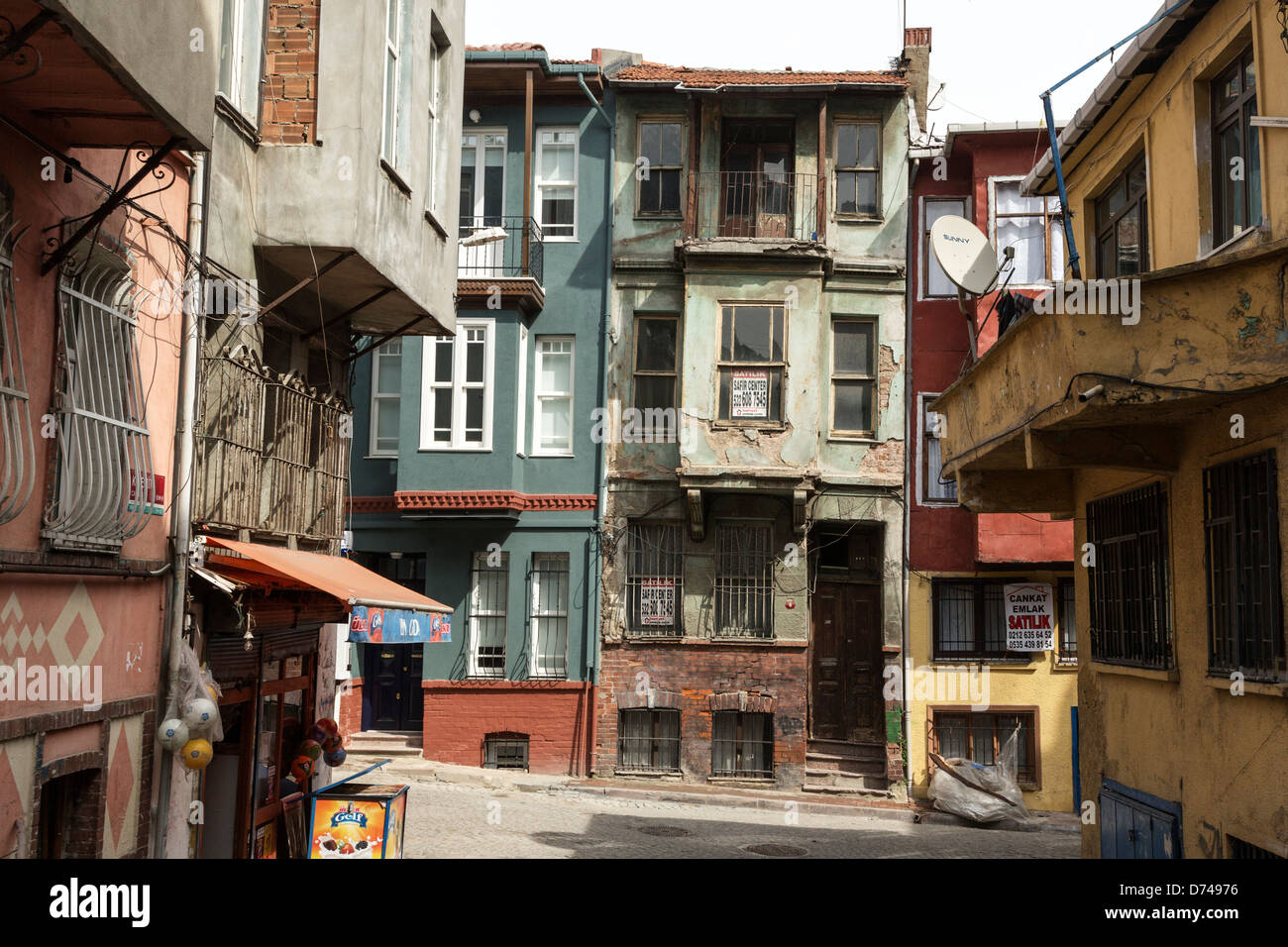 Fener neighborhood in Istanbul, Turkey Stock Photo - Alamy