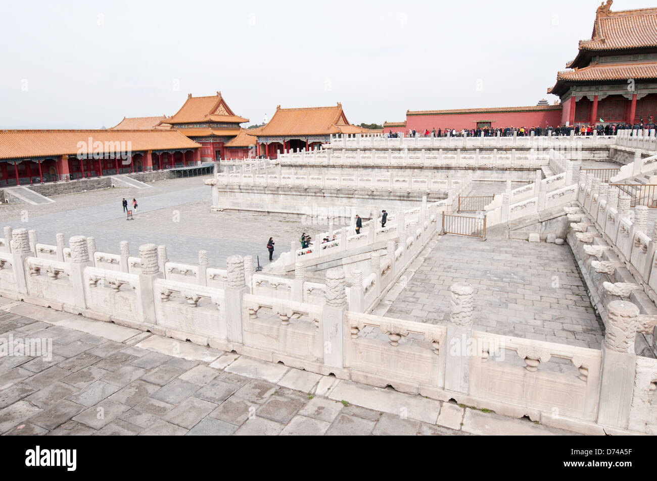 outer court with Hall of Preserving Harmony on right (Baohedian ...