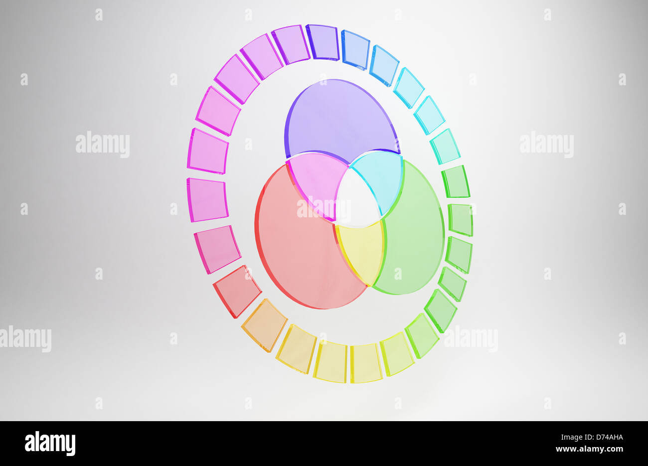 a spectrum of different colours Stock Photo - Alamy