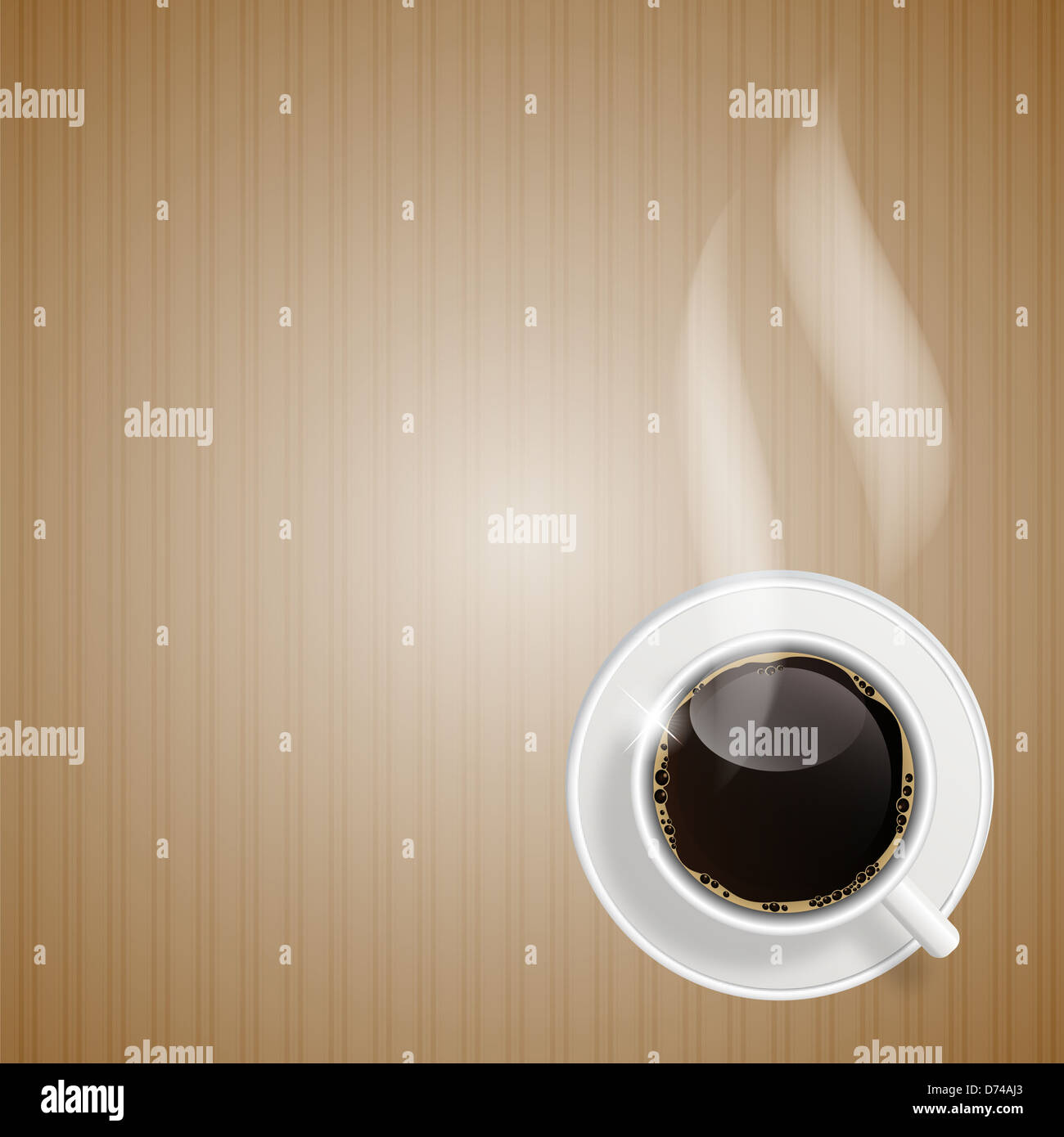 Abstract coffee background vector illustration Stock Photo - Alamy