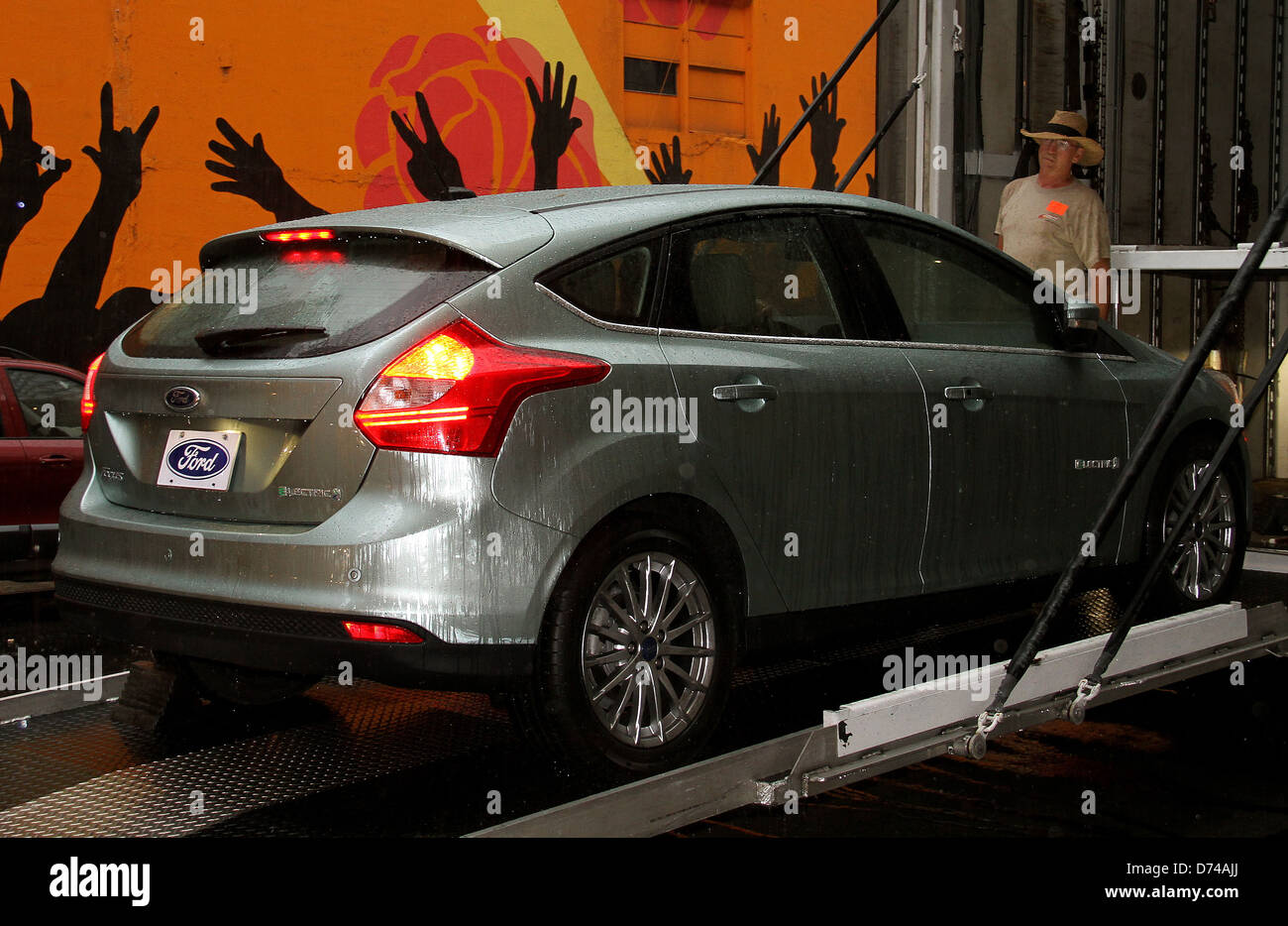 Ford Electric Car 'The Late Show with David Letterman' at the Ed ...