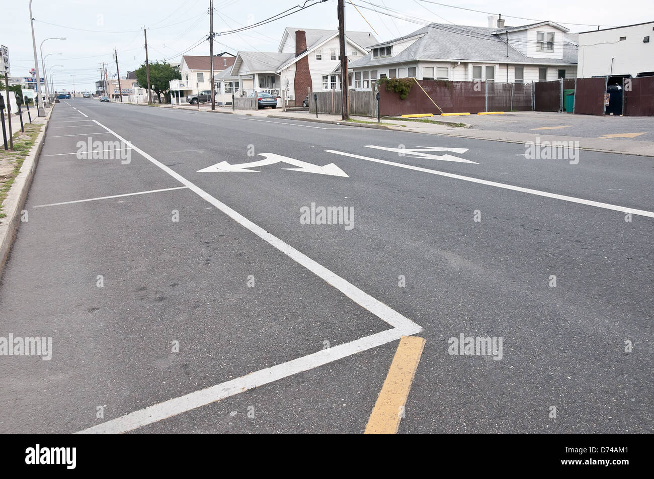 Empty street Normally busy streets at the Jersey Shore are nearly empty ...