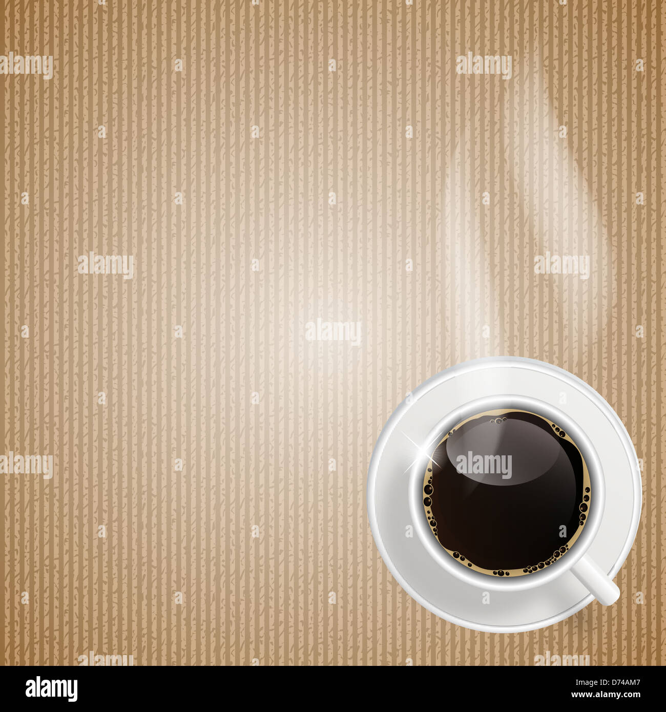 Abstract coffee background vector illustration Stock Photo - Alamy