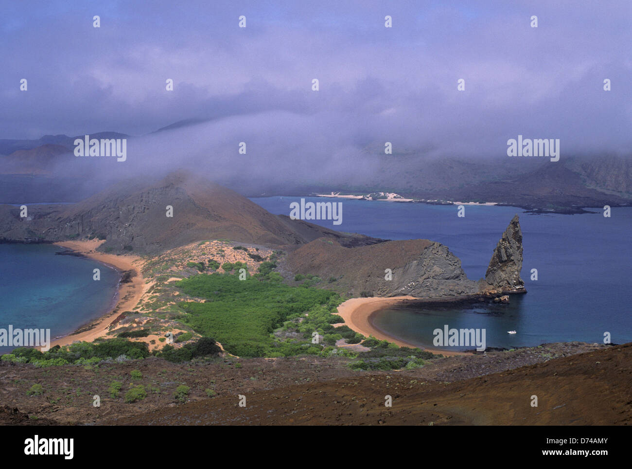 Ecuador,Galapagos Islands, Bartolome Island, View Of Pinnacle Rock ...