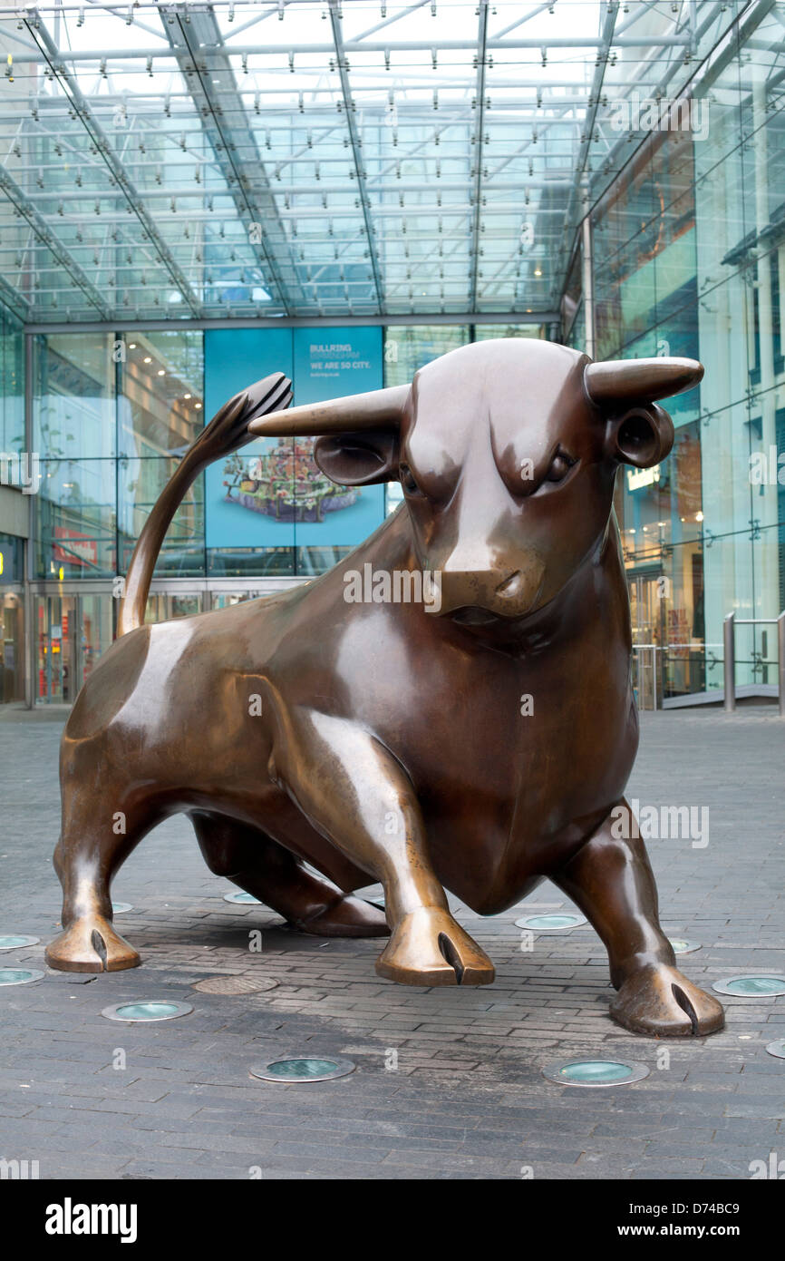 Birmingham bullring statue unveiled in hi-res stock photography and ...