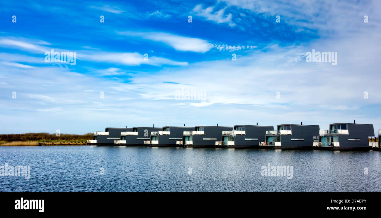 Bork harbour in Denmark Stock Photo - Alamy