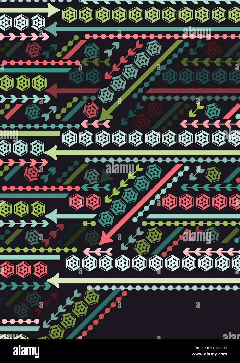 unique pattern design with unique lines Stock Photo - Alamy