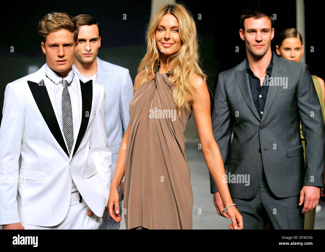 Jennifer Hawkins Fleur Wood designs as part of Myer Spring/Summer ...