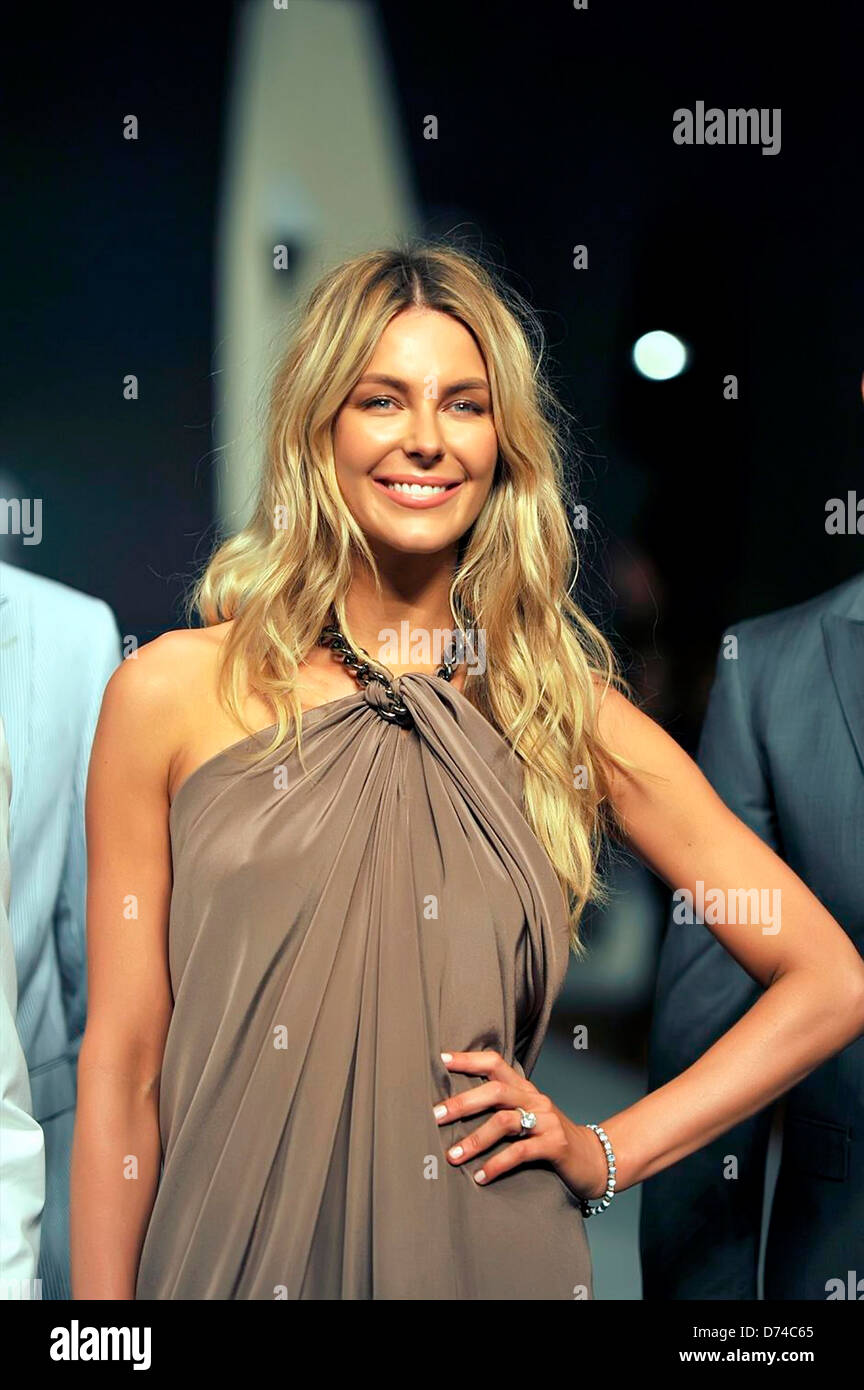 Jennifer Hawkins Fleur Wood designs as part of Myer Spring/Summer ...