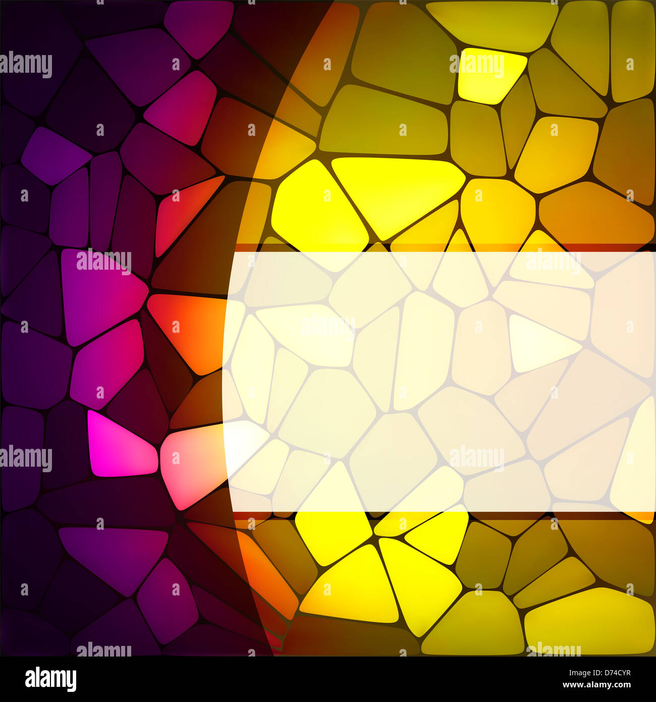 Stained glass design template Stock Photo - Alamy