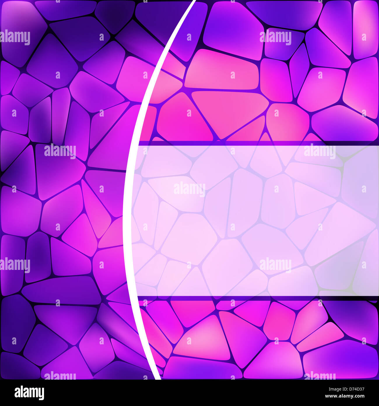 Stained glass design template Stock Photo - Alamy