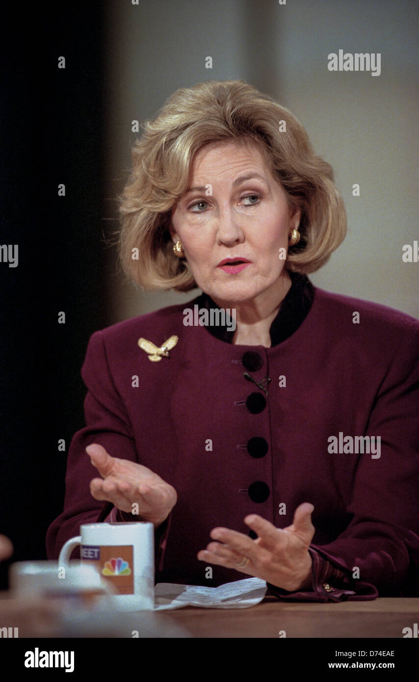 Senator Kay Bailey Hutchison (R-TX) discusses the ongoing Senate trial ...