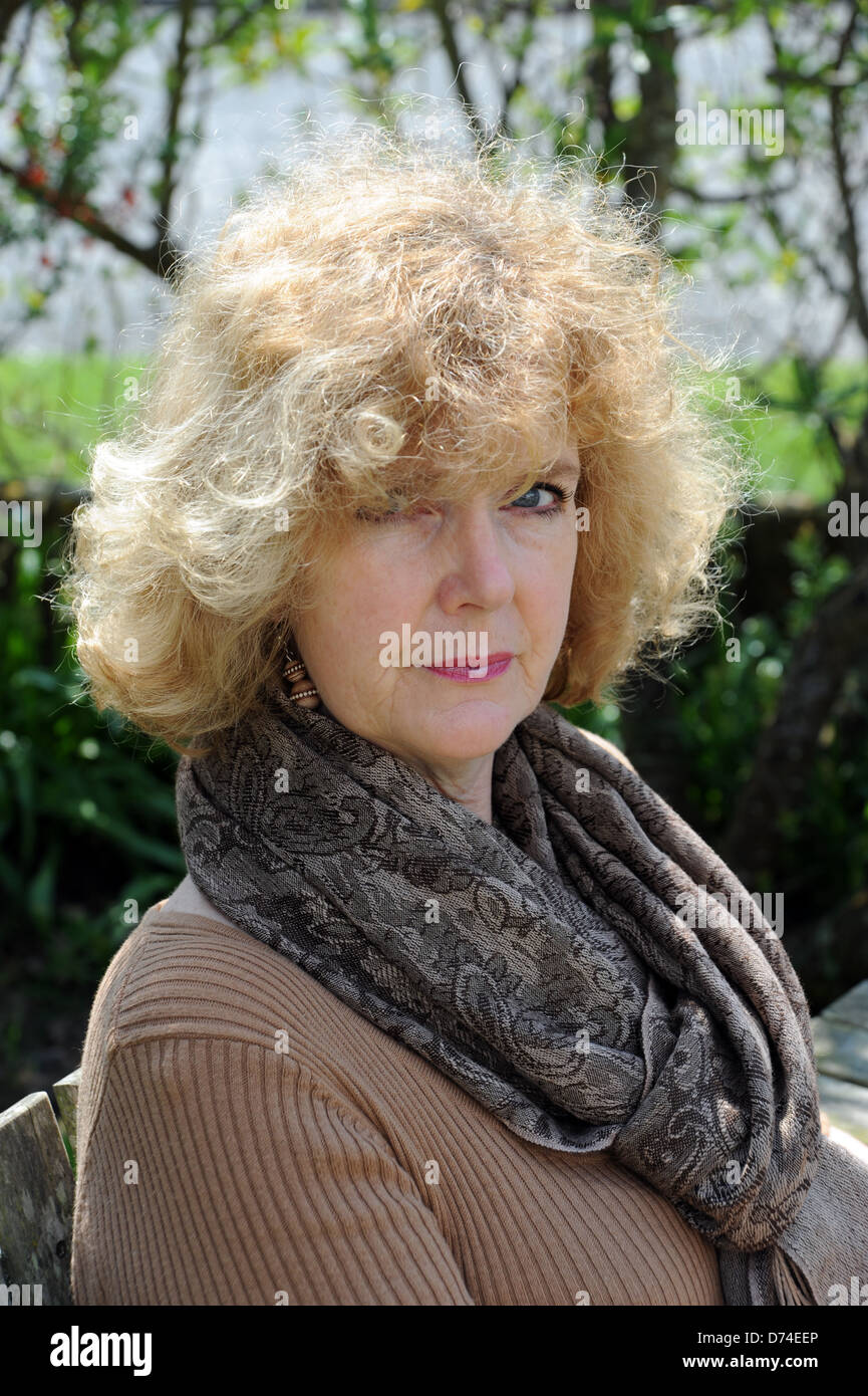 Middle aged blonde woman hi-res stock photography and images - Alamy