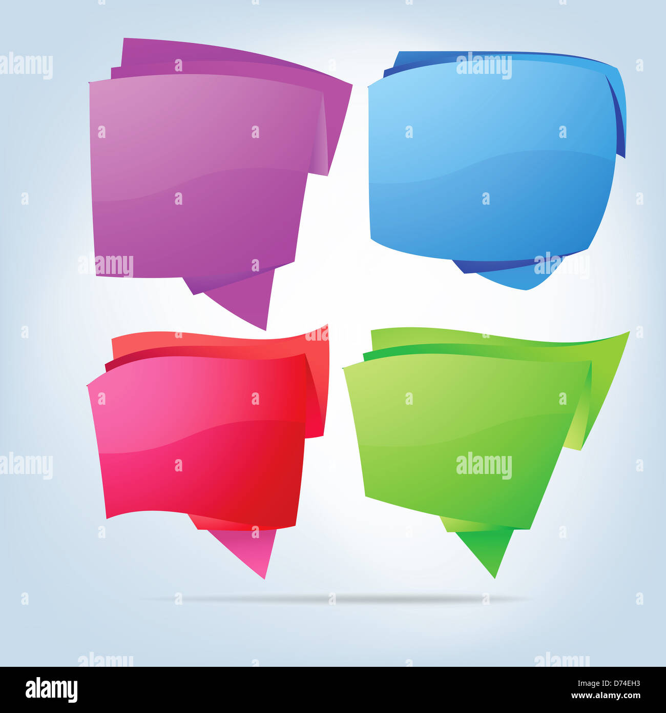 Abstract bubbles for speech Stock Photo - Alamy