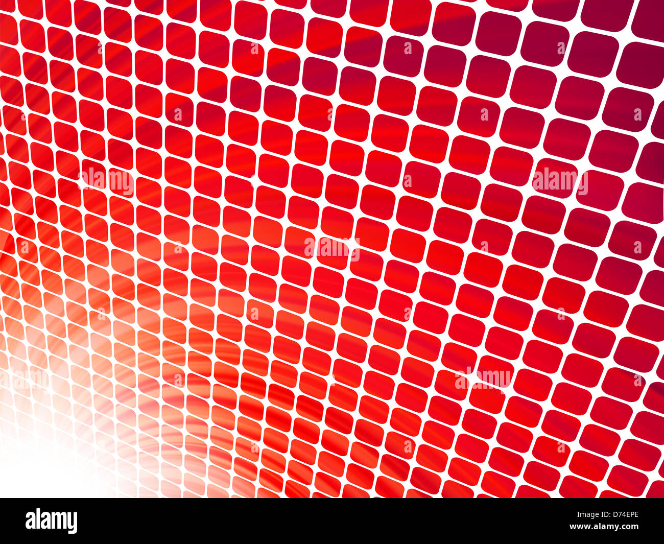 Red rays light 3D mosaic Stock Photo - Alamy