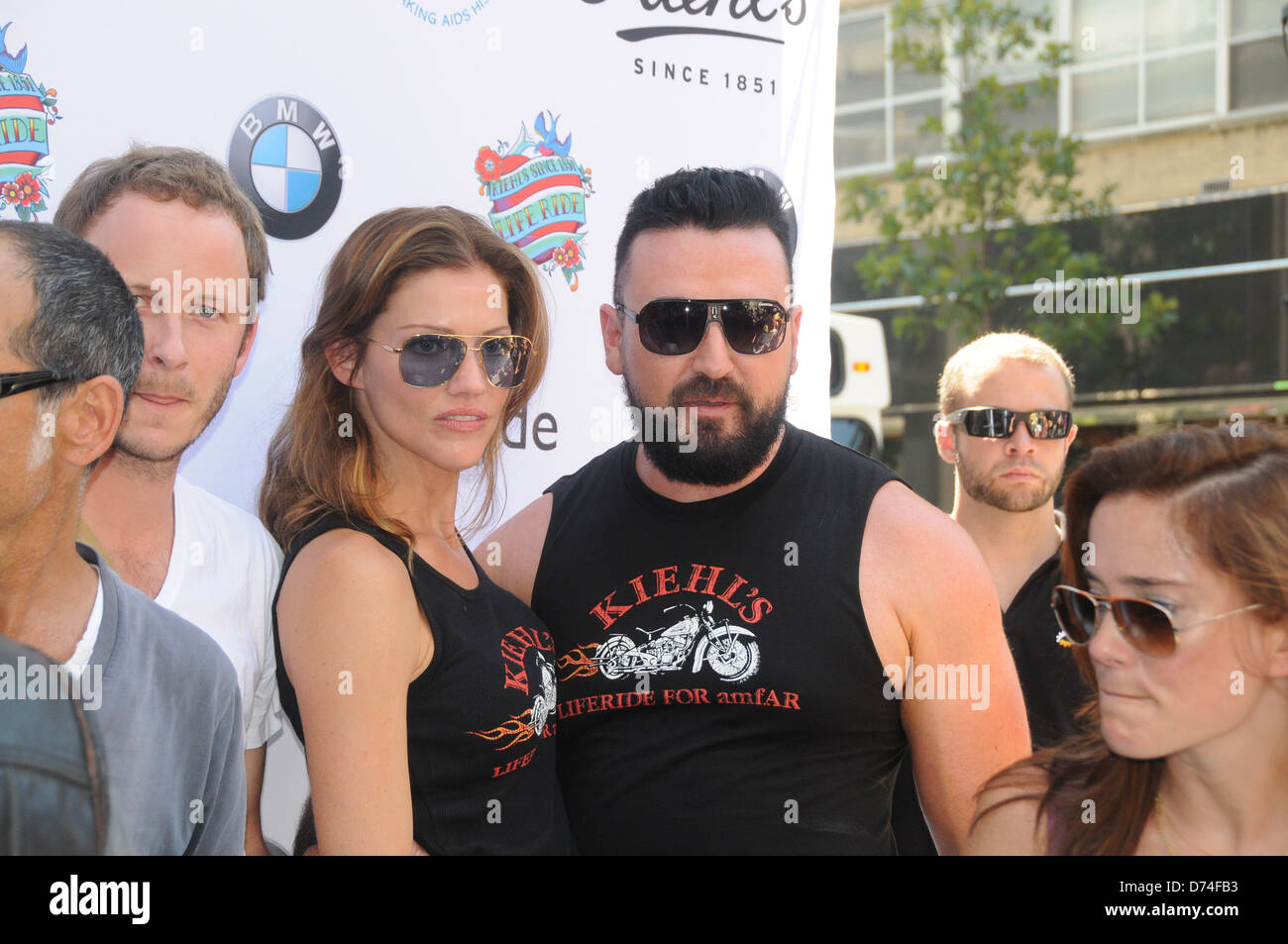 Tricia helfer and chris salgardo hi-res stock photography and images ...