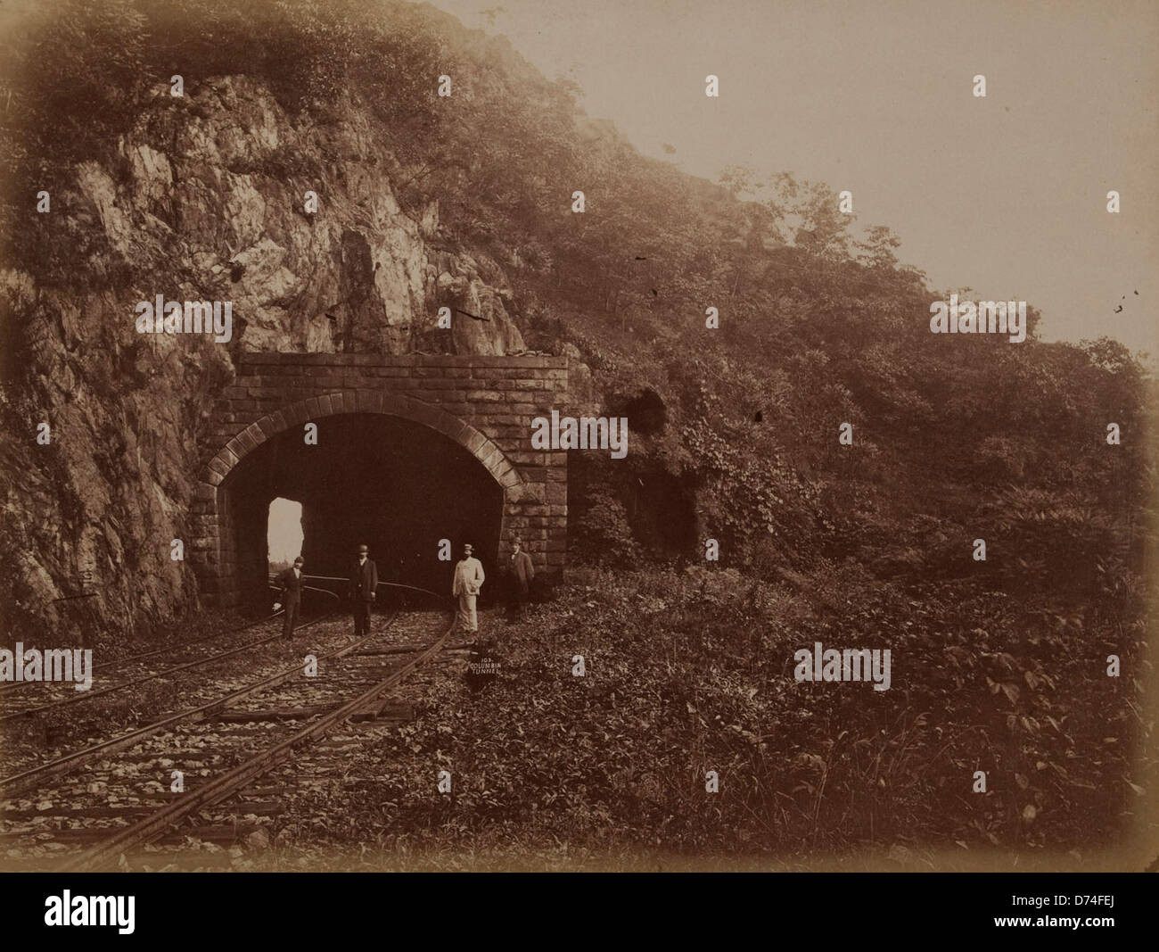 The Columbia Tunnel, part of a historical infrastructure project, is ...