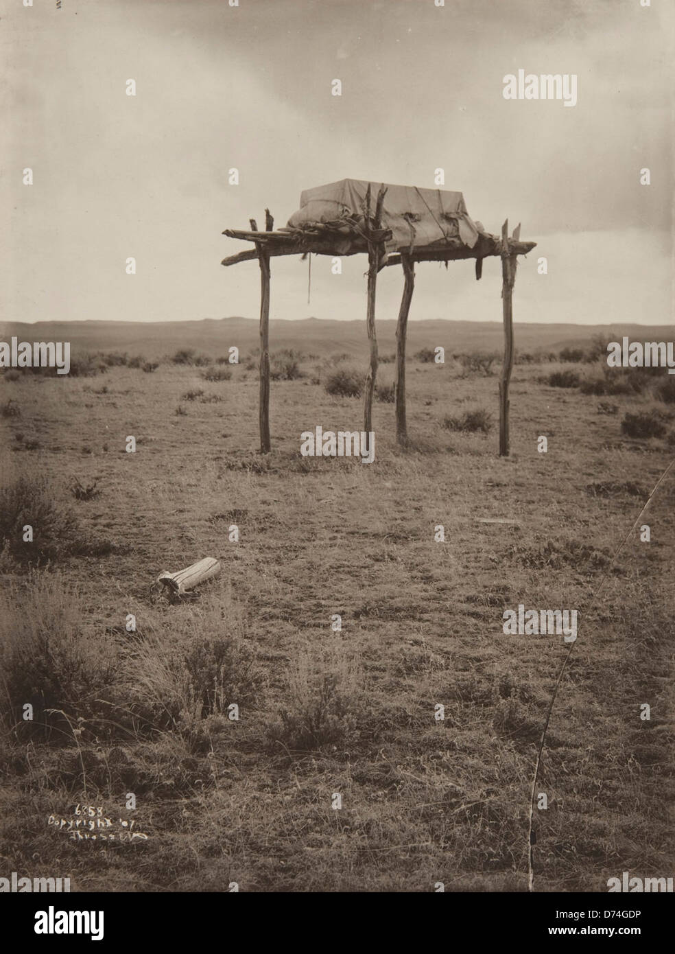 This photograph by Richard Throssel, taken in 1910, captures Native ...