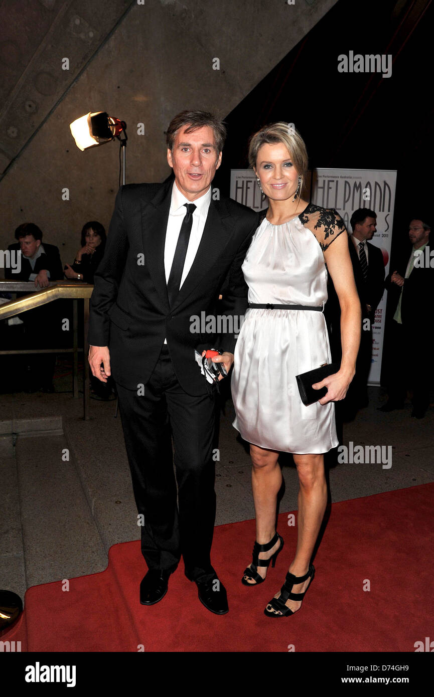 David Hobson and Amy Hobson 2011 Helpmann Awards, held at the Sydney ...