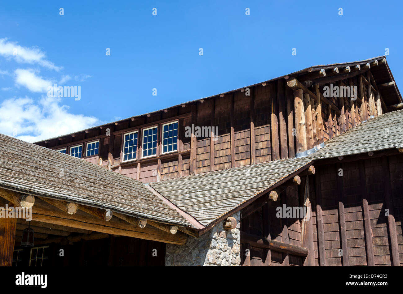 Yellowstone architecture hi-res stock photography and images - Alamy