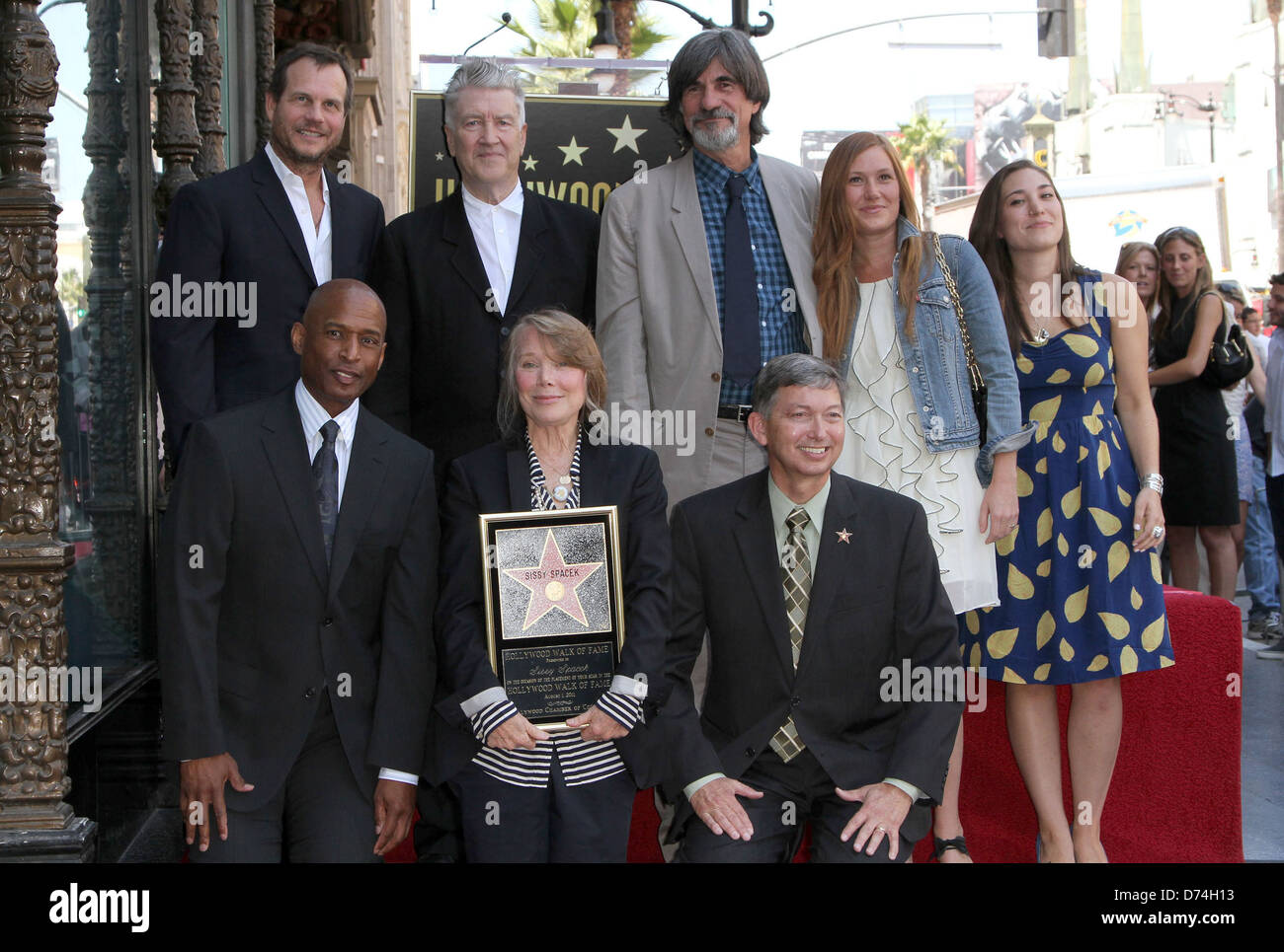 Bill Paxton, David Lynch, Sissy Spacek, Jack Fisk, Schuyler Fisk and ...