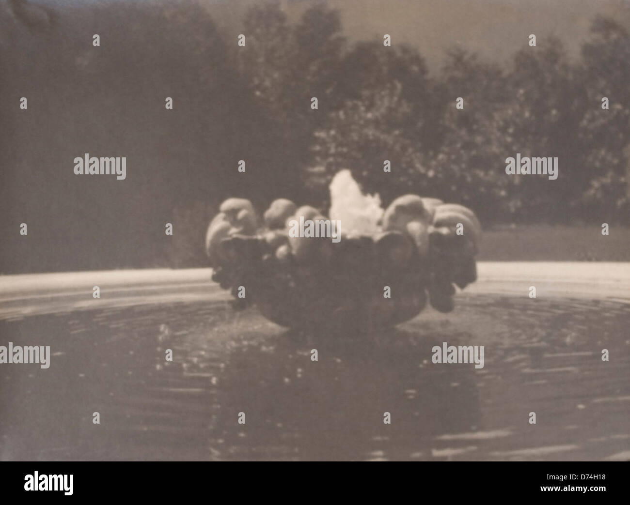 The Fountain in the Botanical Pavilion Pool at the Panama-California ...