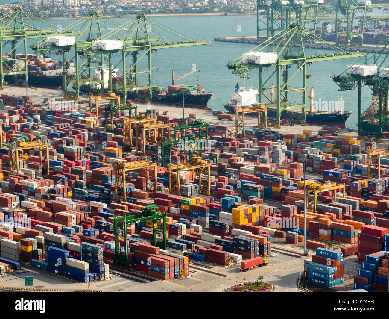 Container Docks, Singapore, Asia Stock Photo - Alamy
