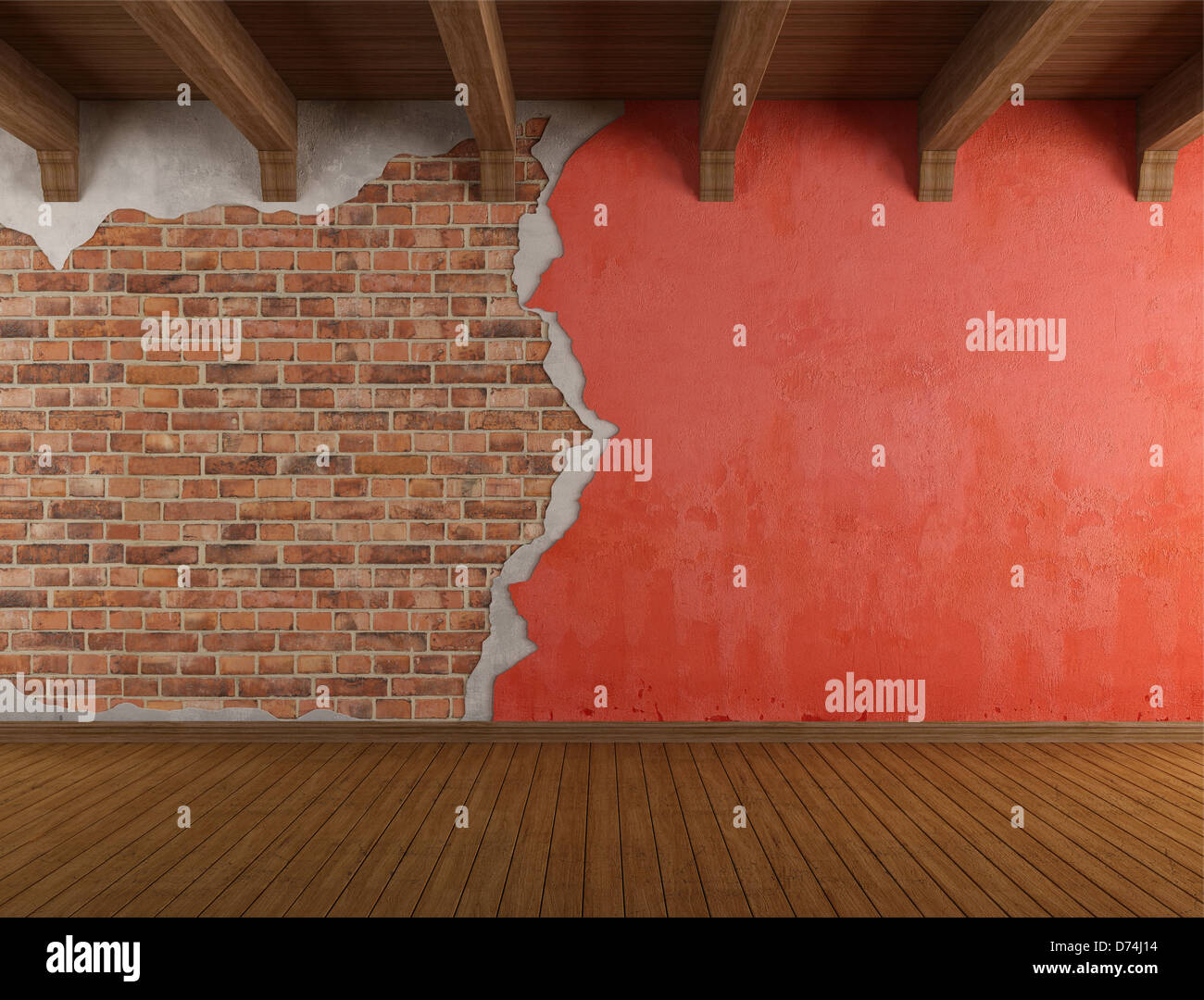 Plaster wall beams hi-res stock photography and images - Alamy