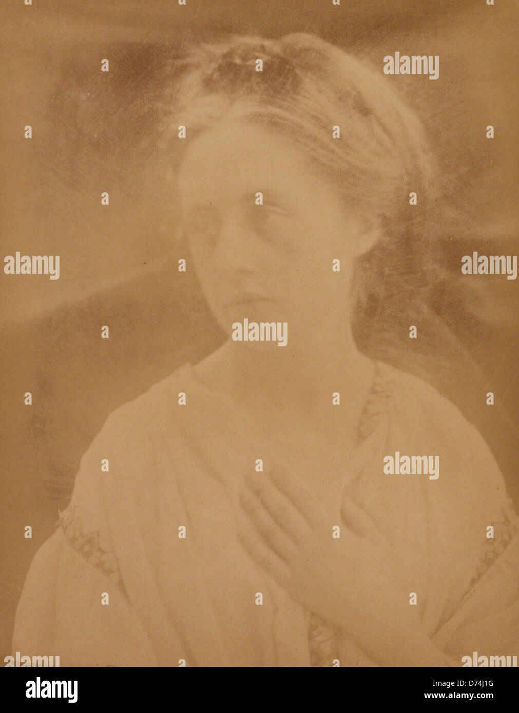 This image features Lorina Liddell, the sister of Alice Liddell, whose ...