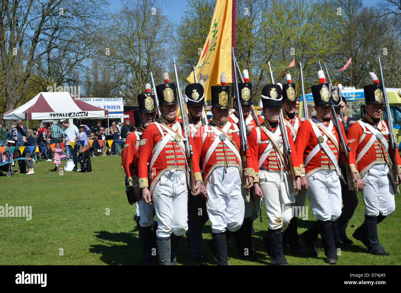 Redcoat, redcoats,soldiers hi-res stock photography and images - Alamy