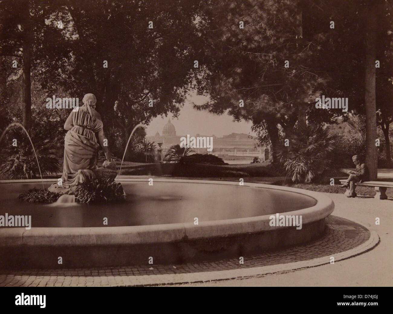 This photograph depicts the Roma, specifically the public promenade at ...