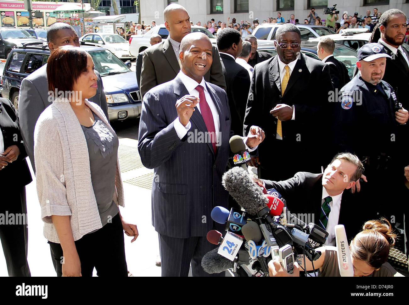 Nafissatou Diallo and her lawyer Kenneth P. Thompson Nafissatou Diallo ...