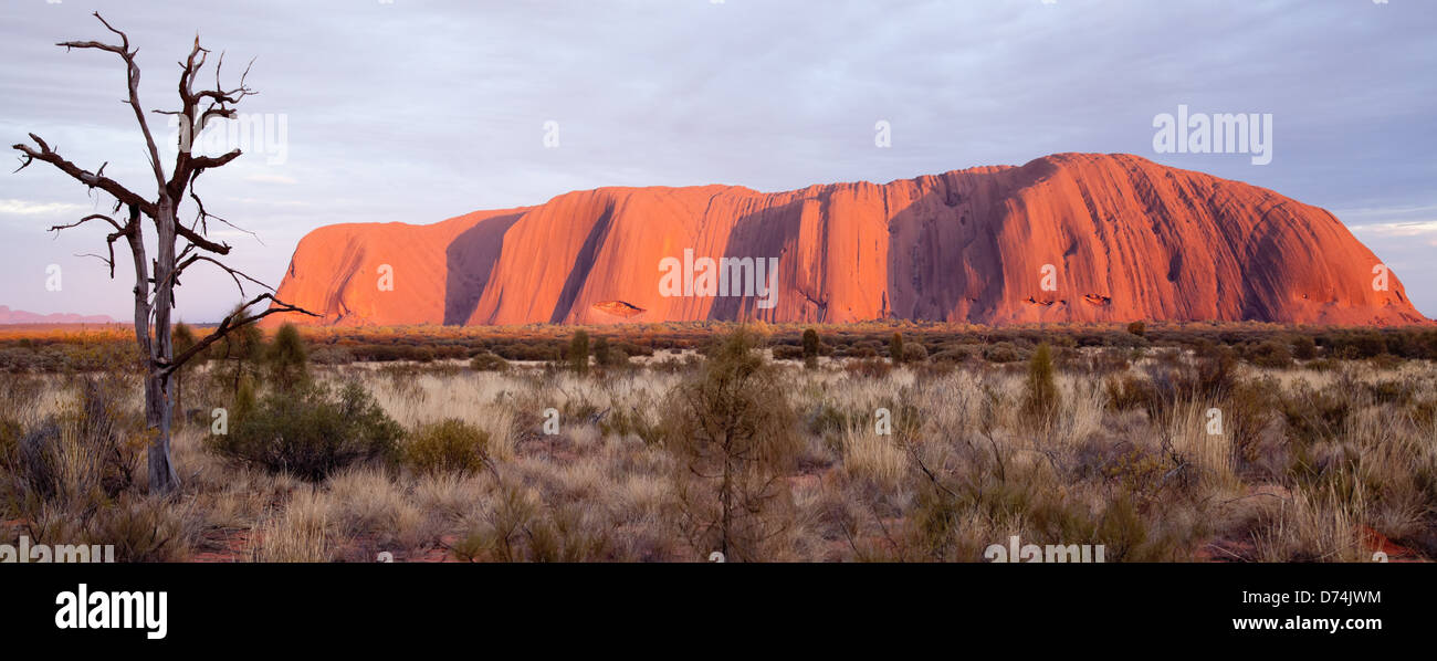 Uluru - Ayers Rock. Aboriginal sacred place. UNESO world heritage ...