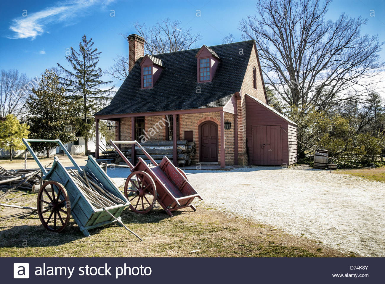 Colonial Farm Equipment Stock Photos & Colonial Farm Equipment Stock ...