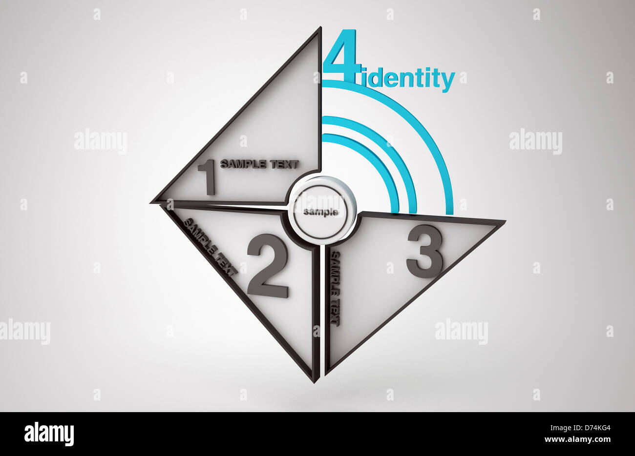 graphic template with numbers Stock Photo - Alamy