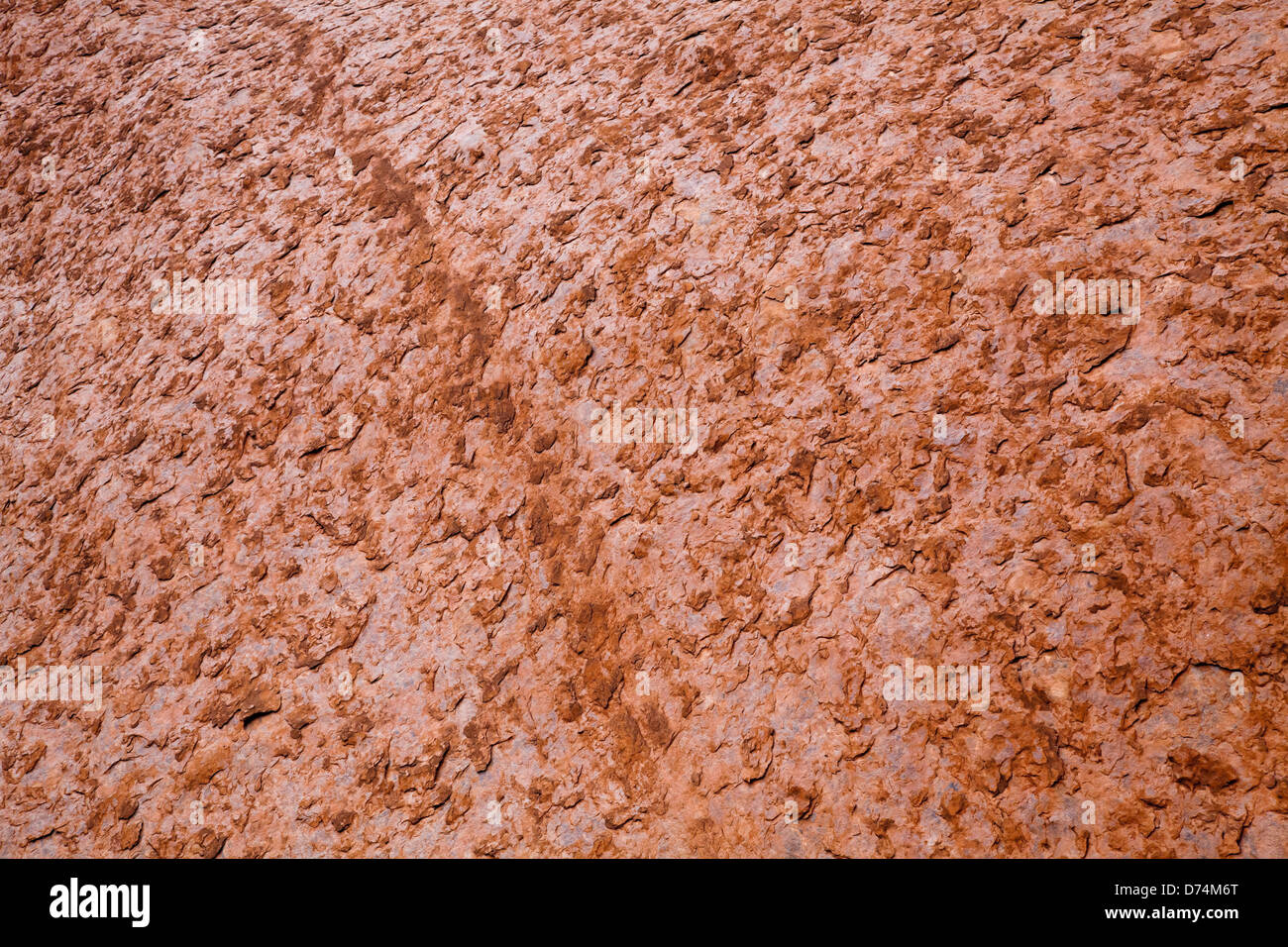 Uluru - Ayers Rock. Aboriginal sacred place. UNESO world heritage. Red ...