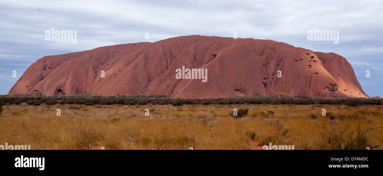 Uluru - Ayers Rock. Aboriginal sacred place. UNESO world heritage ...