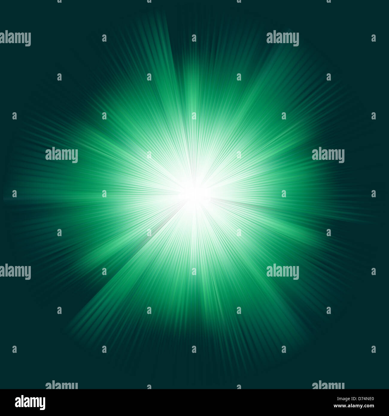 A Green color design with a burst Stock Photo - Alamy