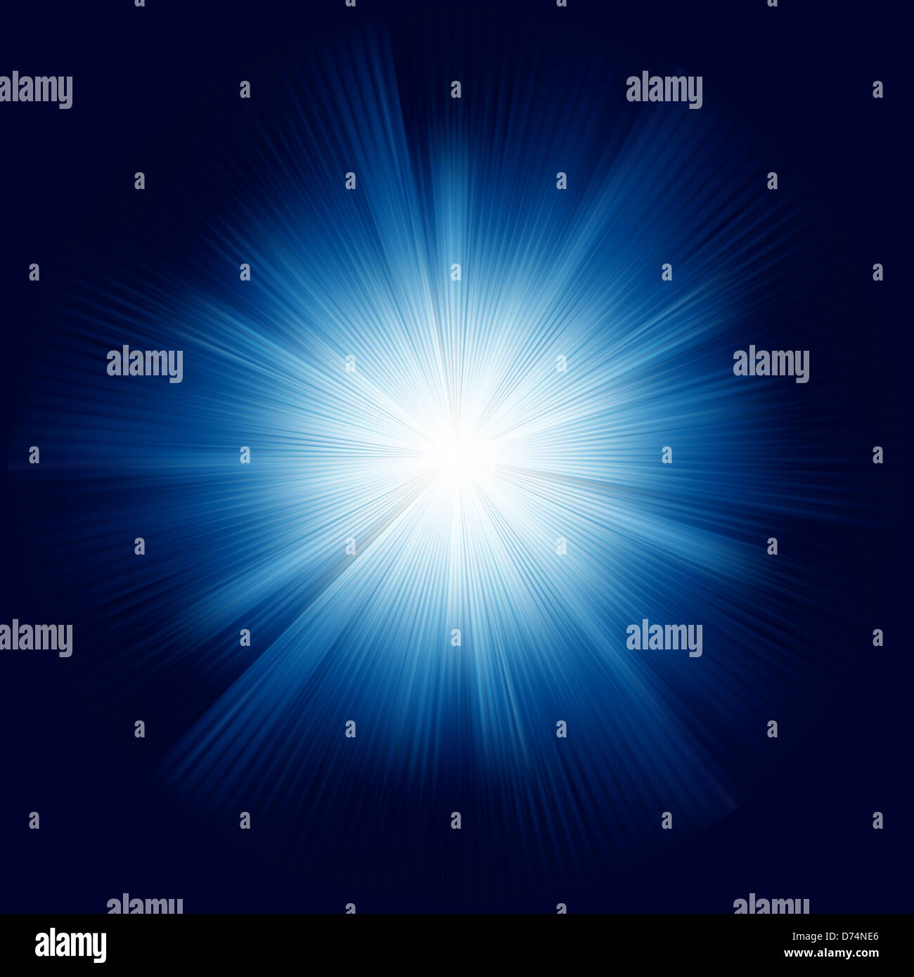 A Blue color design with a burst Stock Photo - Alamy